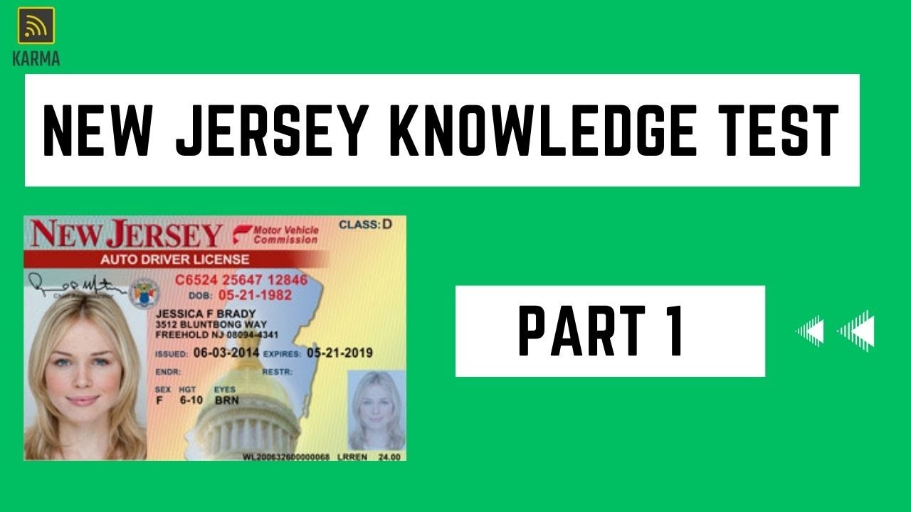 #new #jersey #knowledge #test part 1 - YouTube