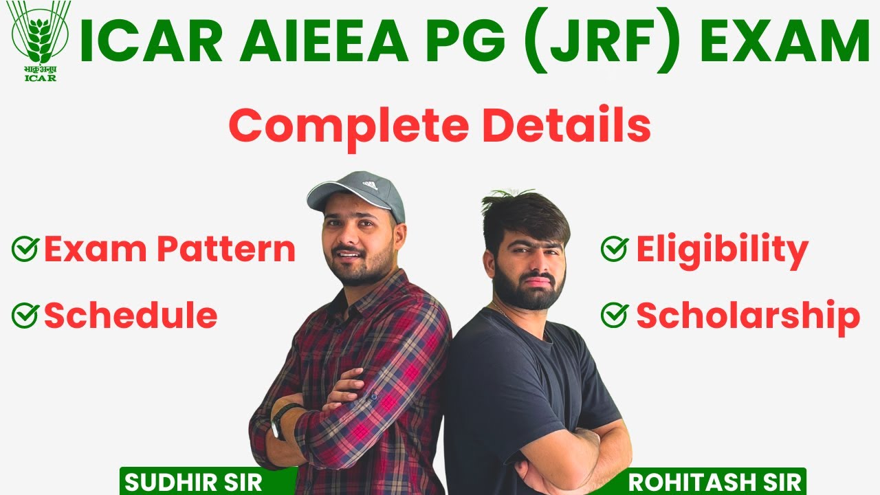 ICAR AIEEA PG (JRF) 2024 | ICAR JRF Eligibility, Exam Pattern ...