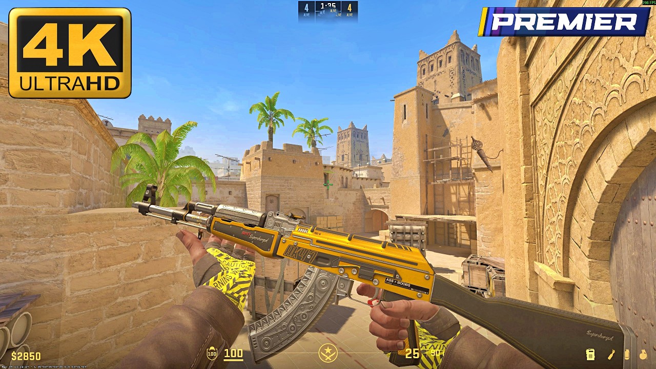Counter Strike 2 | Mirage | Full 4K Gameplay | Premier - YouTube