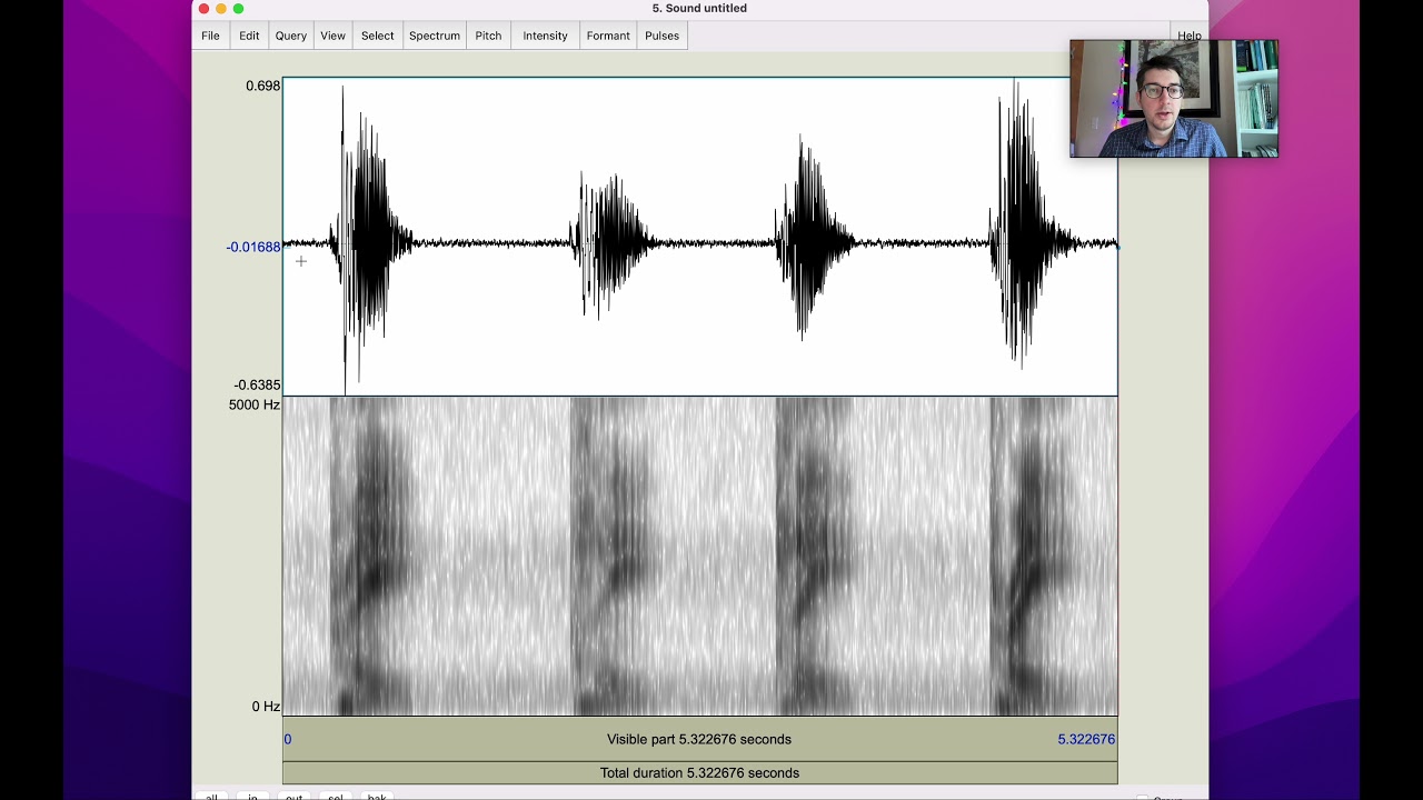 Voicelessness in Praat - YouTube