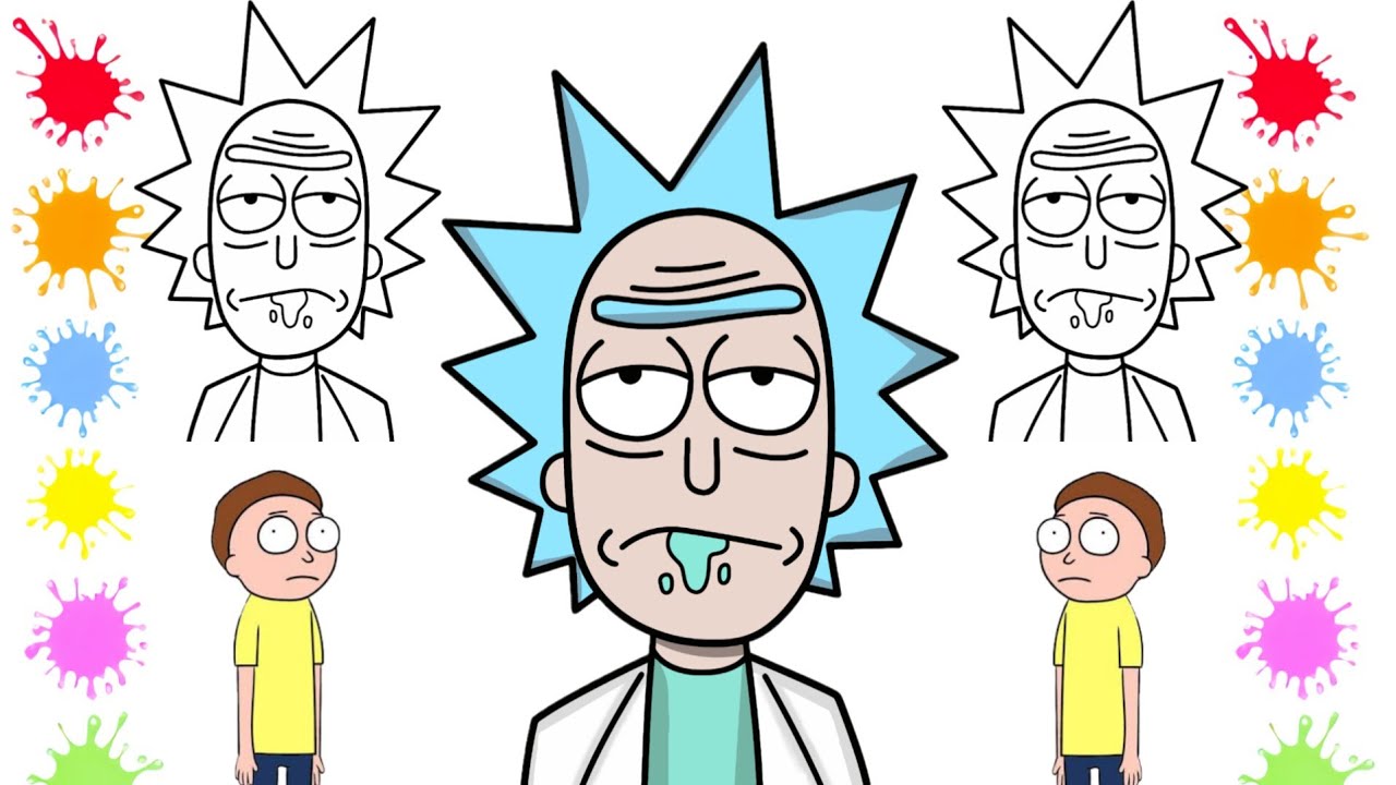 How to Draw Rick from Rick and Morty | Easy Step-by-Step Guide for ...
