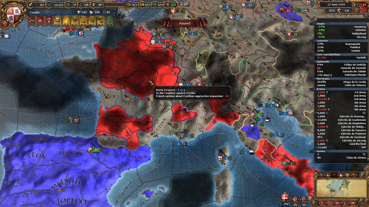 Europa Universalis IV World Conquest Castile Ep41 - YouTube