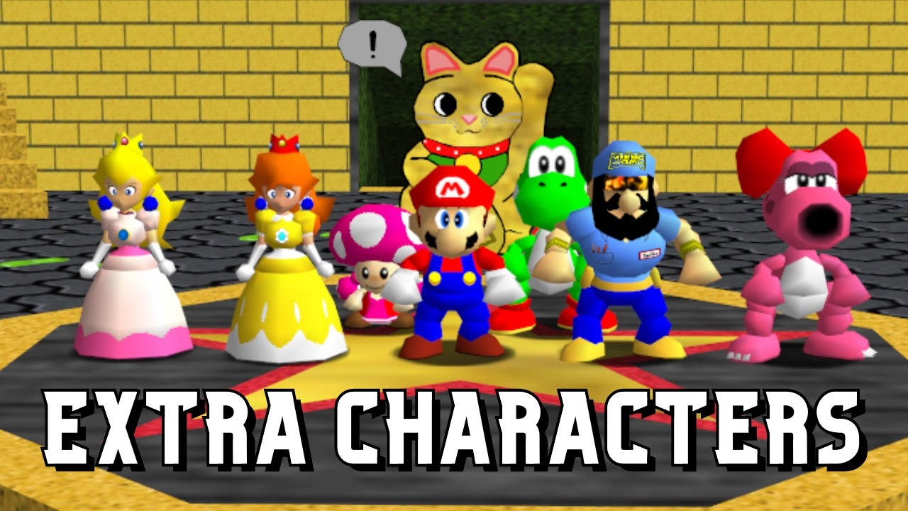Super Mario 64 Coop DX - [CS] Extra Characters ULTIMATE PACK - YouTube