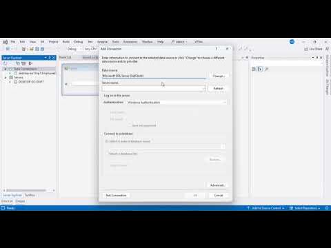 connect database with c# app and execute CRUD commends (Insert, Select, Update, Delete) - YouTube