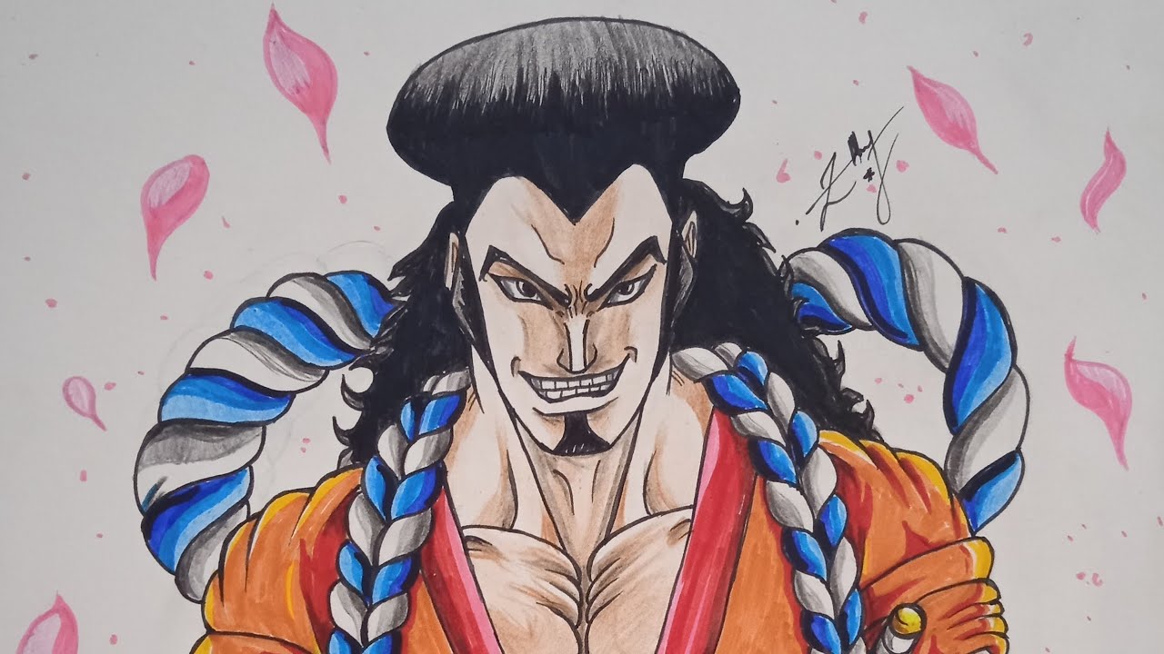 Drawing Kozuki Oden from One Piece - YouTube