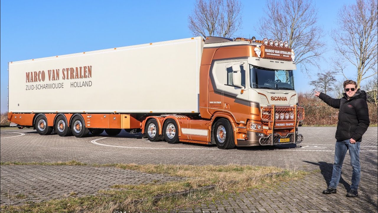 FULL TOUR OF THE NEW SCANIA R660 V8 FROM MARCO VAN STRALEN [VLOG] - YouTube