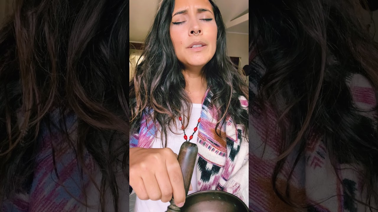 Singing Bowl with Voice - Heart Medicine Lullaby - Daniela Riojas - YouTube