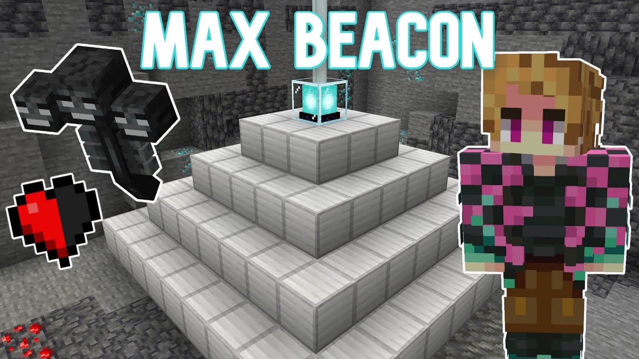 Acquiring A Max Beacon | 1.17 Bedrock Survival - YouTube