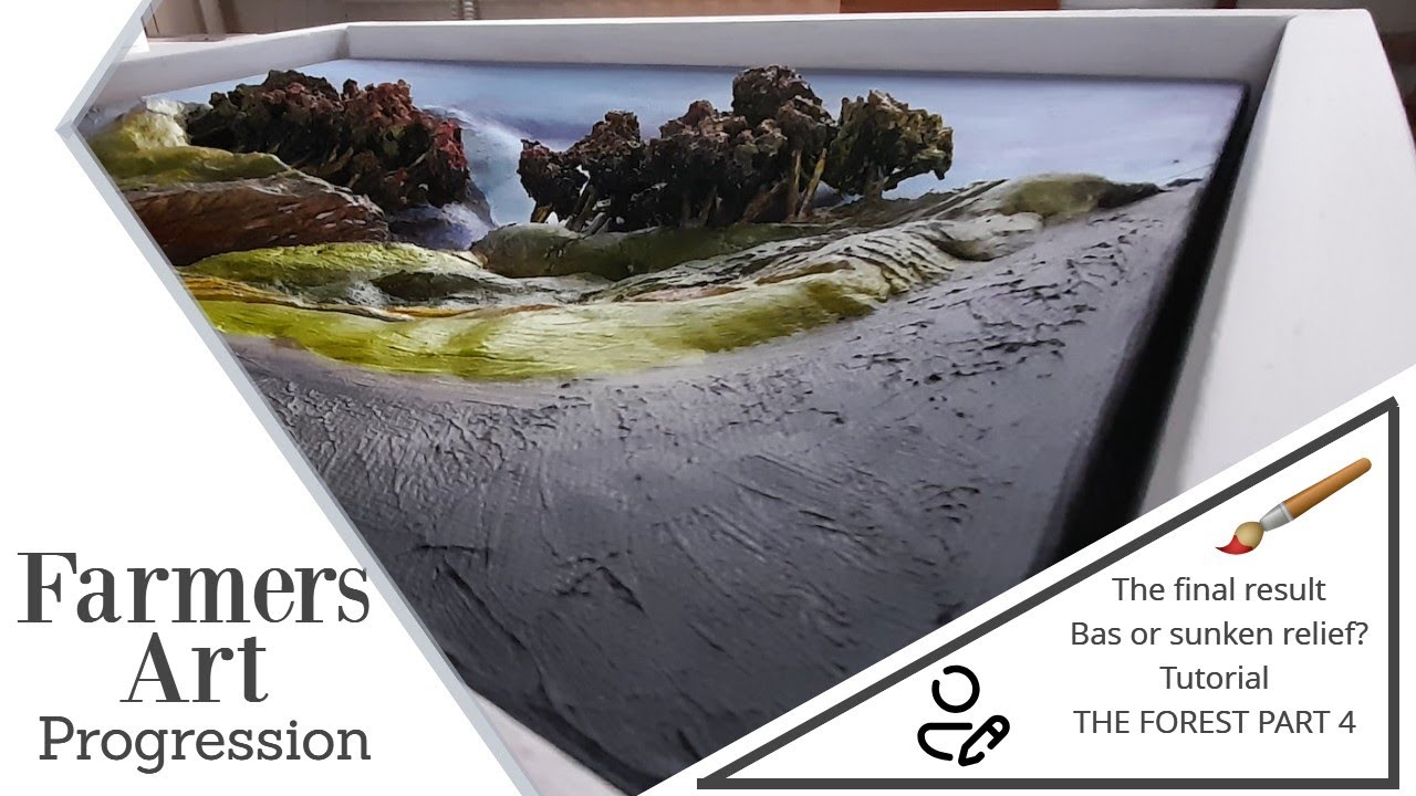 Bas relief or sunken relief? The Forest Part 4 - Final result. - YouTube