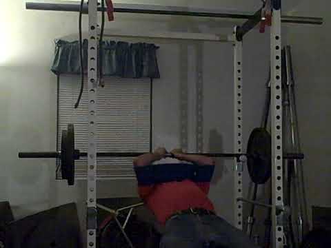 Bench Press 205 for 4 with Sling Shot - YouTube
