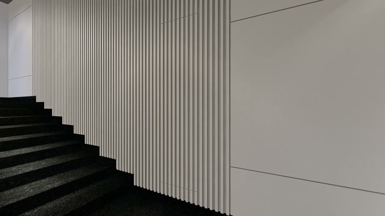 Painel Ripado em MDF Cinza Italia Duratex - YouTube