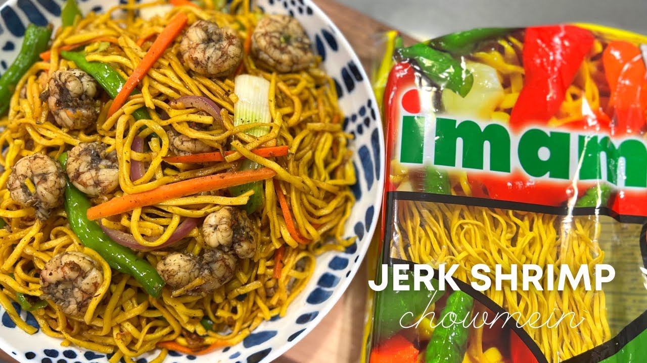 Jerk Shrimp Chowmein || IMAM BRAND CHOWMEIN- Episode 493 - YouTube