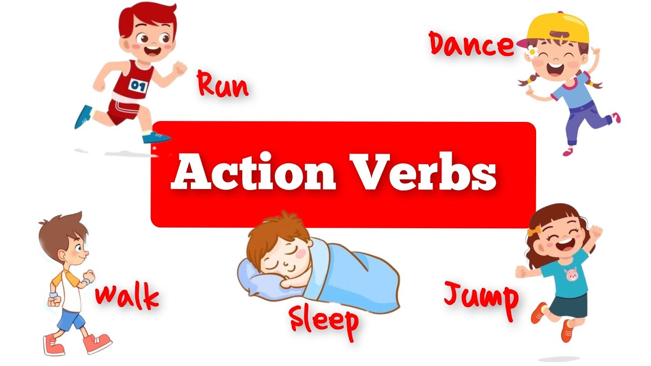 Action Verbs/Common Action Verbs in English/English Vocabulary with ...