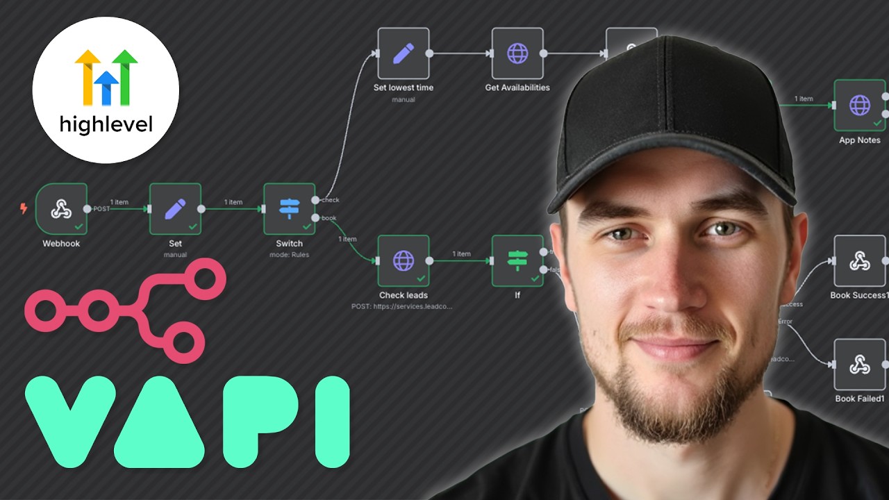 How to Build GoHighLevel Booking with Vapi and n8n - Full Guide and Starter Template - YouTube