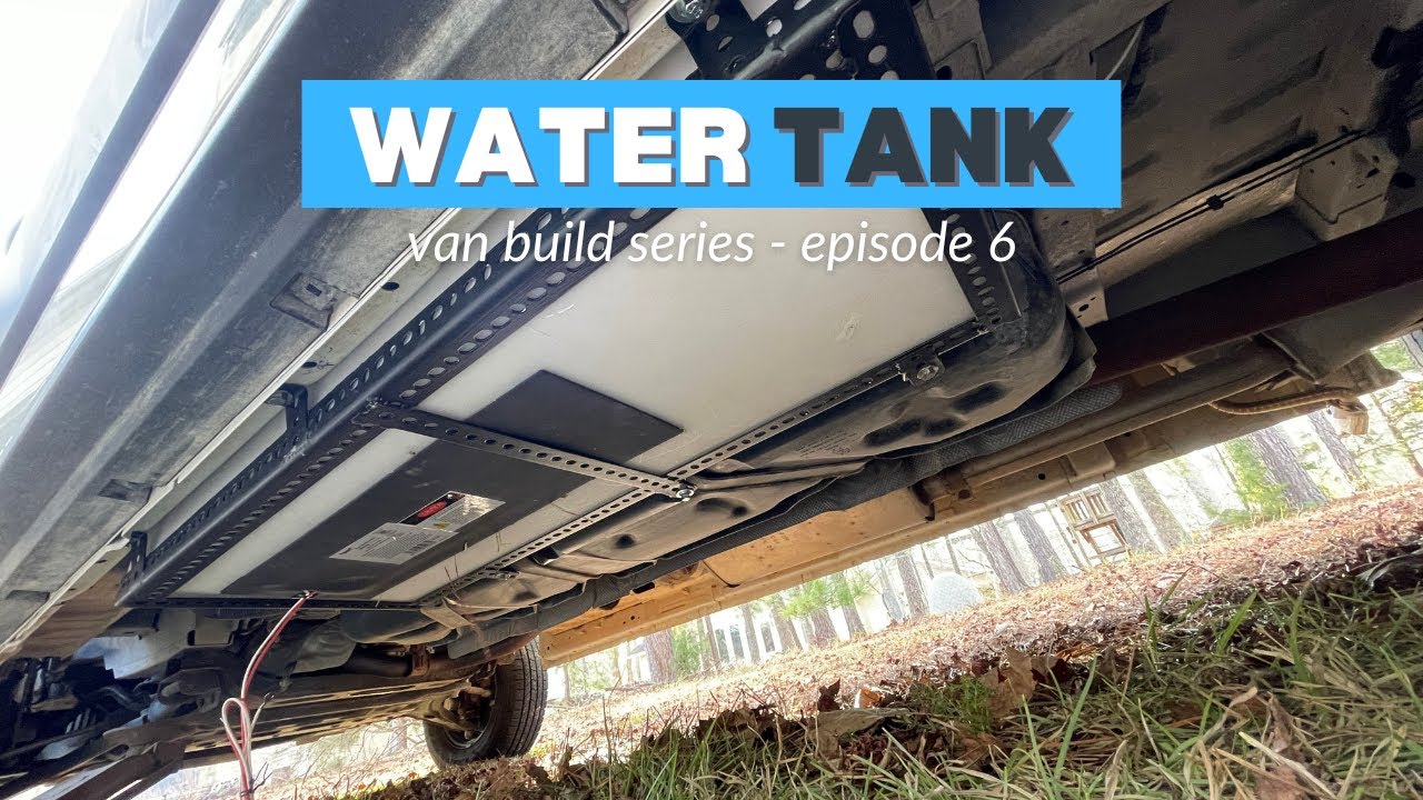 This is the best gray water tank installation method. | Solo Female Van ...
