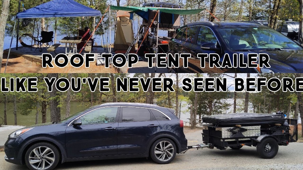 CUSTOM LIGHT WEIGHT ROOF TOP TENT TRAILER LIKE NEVER SEEN BEFORE - YouTube