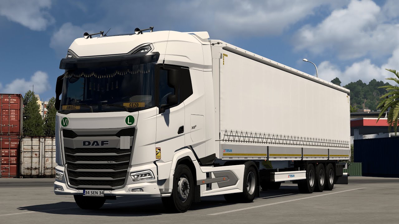 DAF XG+ | Realistic Driving | Euro Truck Simulator 2 1.53 | T300RS ...