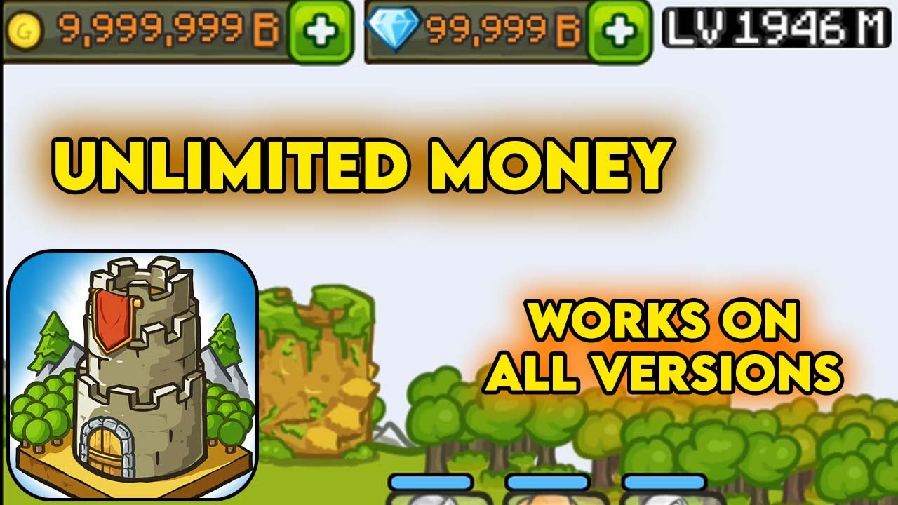 Unlimited Gold & Crystal! 🔥 Works on All Versions | Grow Castle - YouTube