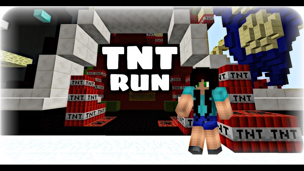 TNT RUN - MINECRAFT MINI GAMES - cubecraft - YouTube