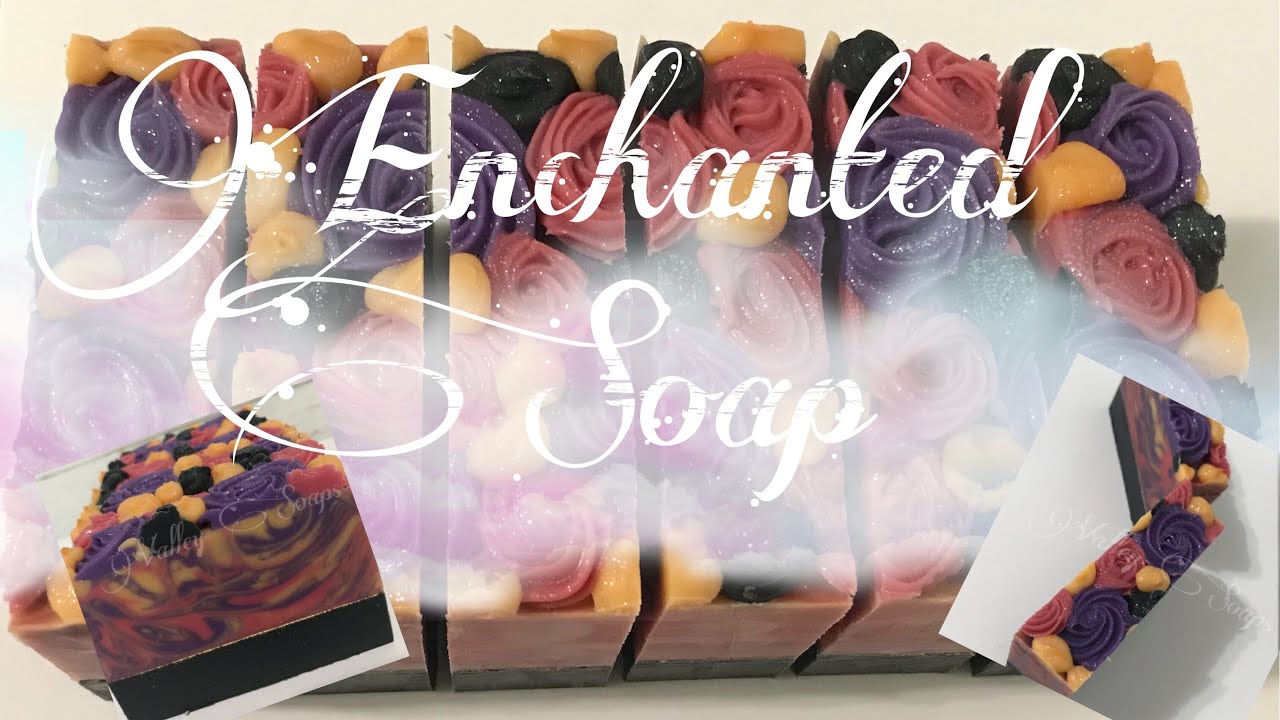 Making Cold Process Soap | Hand Piped Flowers | Mica Lime | Belle ...
