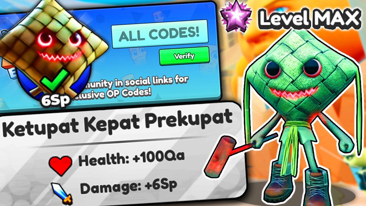 Unlocked MAX LEVEL Ketupat In Brainrot Evolution! (All NEW Codes ...