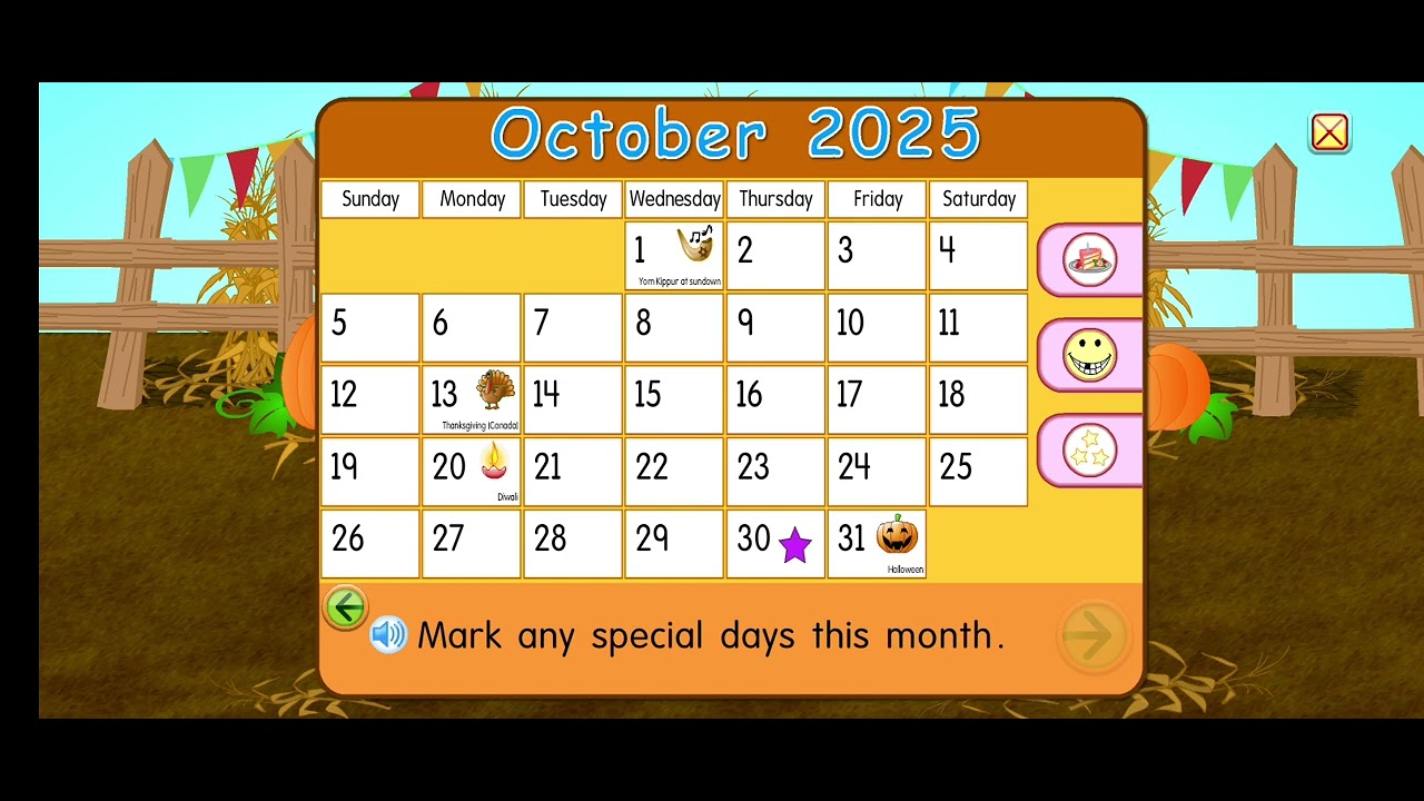 Starfall calendars: October, 30, 2025 - YouTube