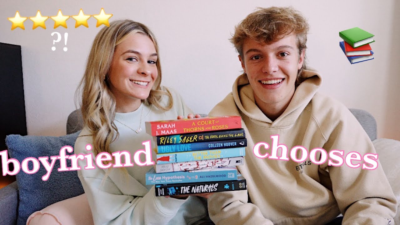 my BOYFRIEND chooses my books for a week! - YouTube