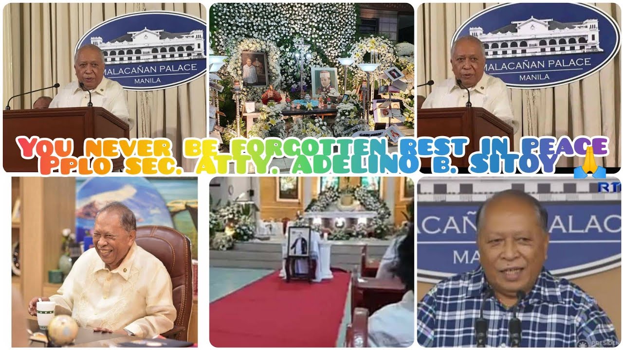 YOU NEVER BE FORGOTTEN REST IN PEACE PPLO SEC. ATTY. ADELINO SITOY 🙏 ...