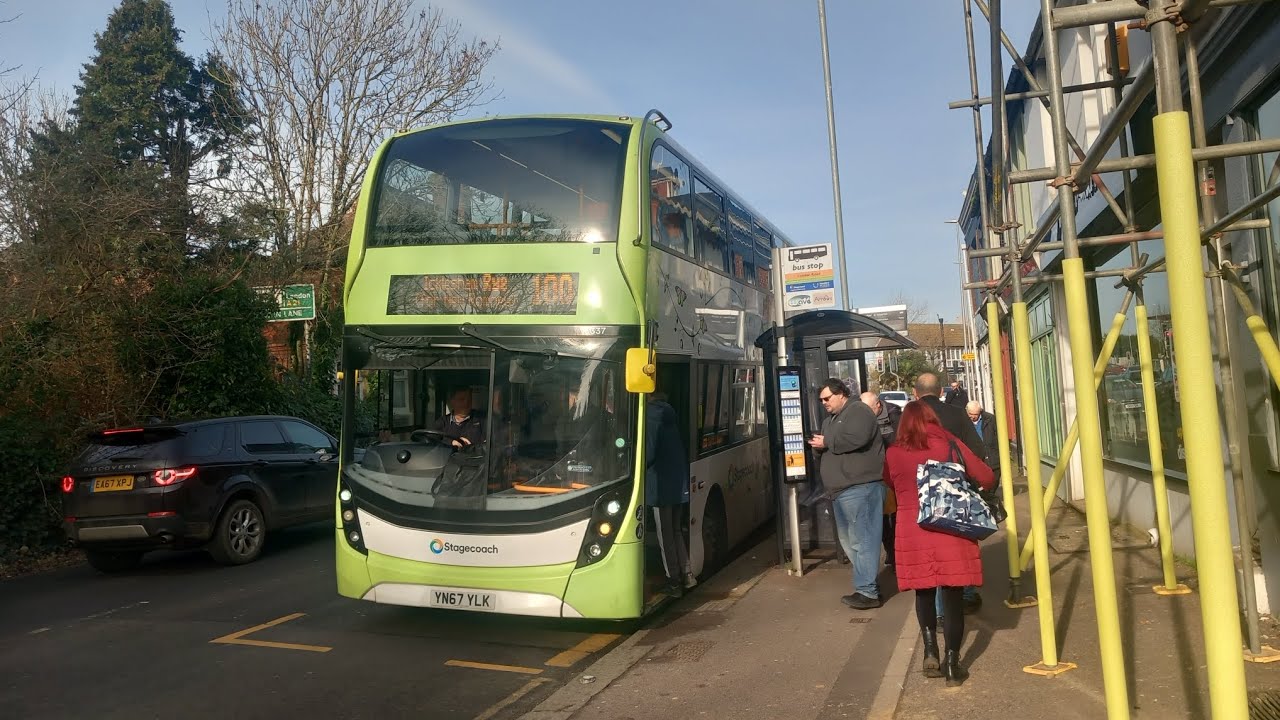 Onboard Stagecoach Bus 15337 (YN67 YLK) - YouTube