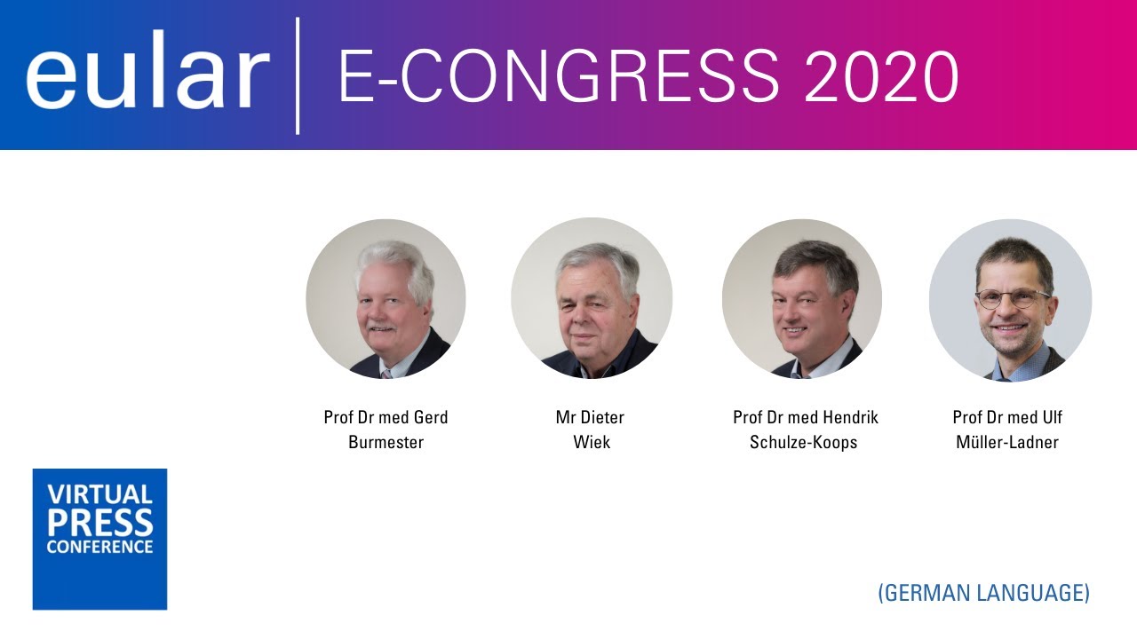 EULAR 2020 E-Congress Online-Pressekonferenz (Deutsch) - YouTube