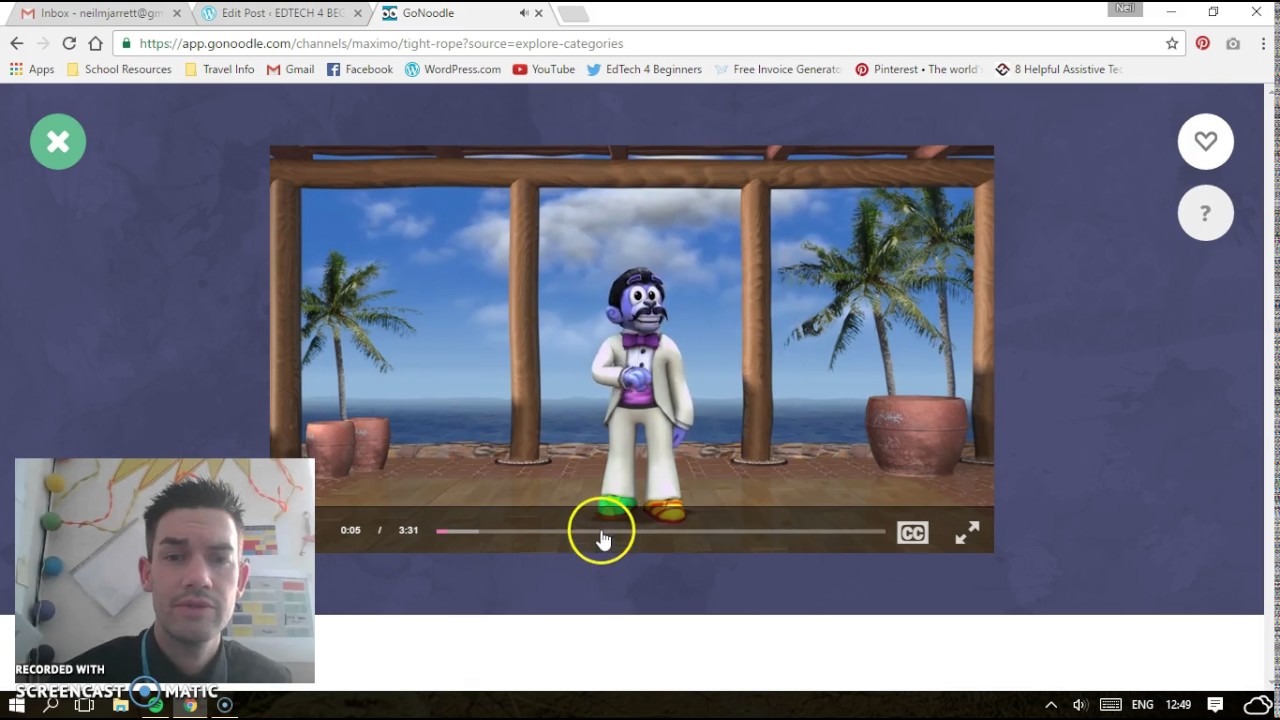 EdTech Tutorial: How To Use Go Noodle In The Classroom - YouTube