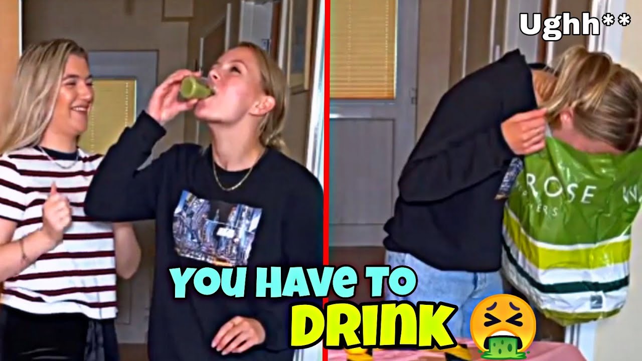 If You Lose You Have To Drink 🤮😂 | Funny Game with Bryony Hanby & Liv ...