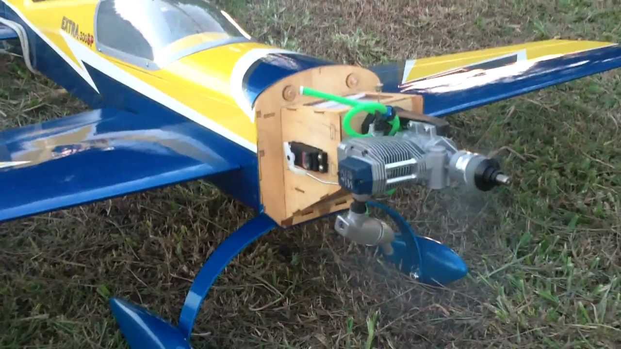 Mi Extra 300SP de Great Plane con un OS FS-81 Alpha 4T - YouTube