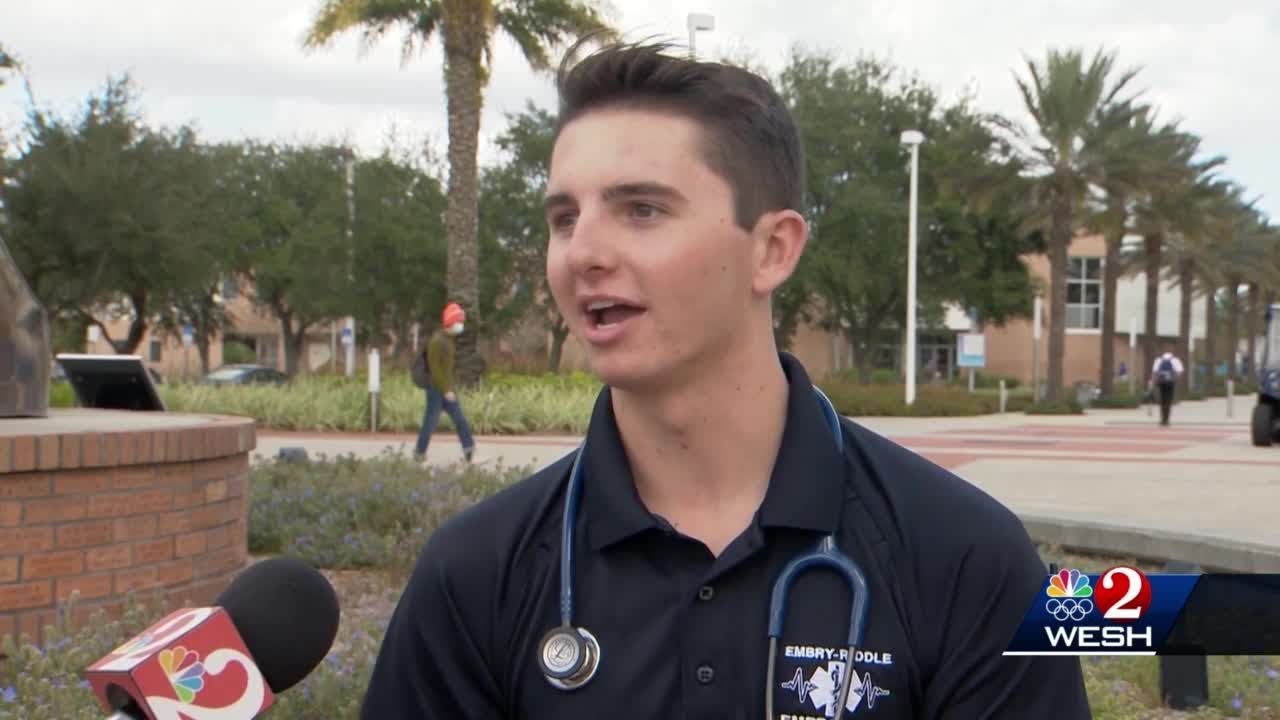 Embry-Riddle student saved man's life on Orlando flight to Las Vegas ...