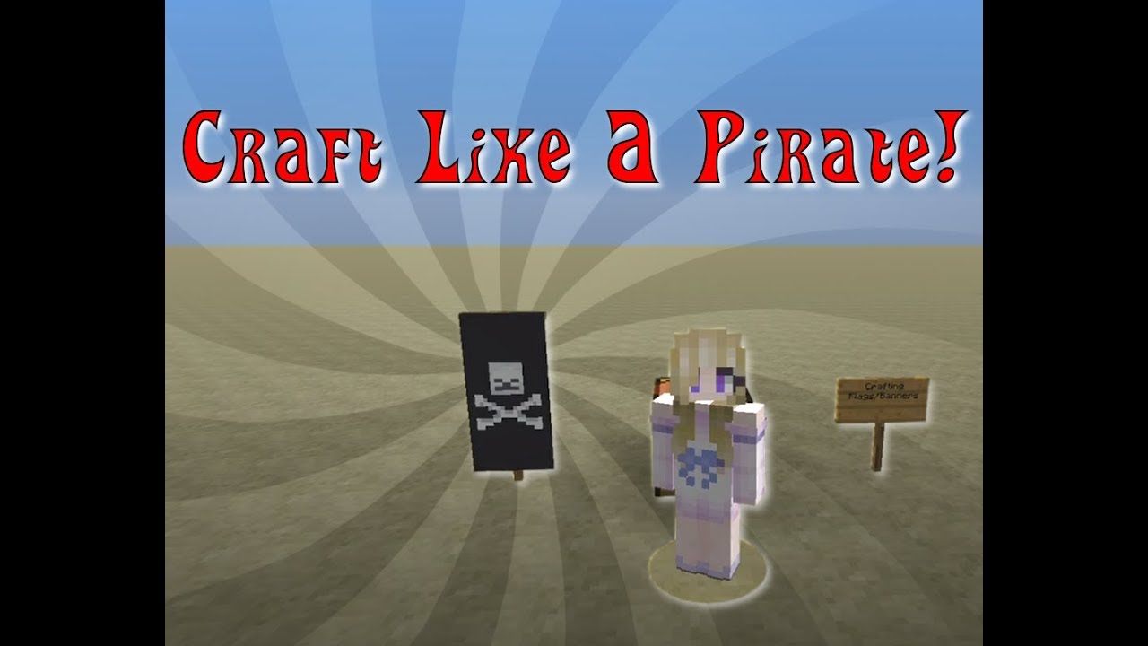 ☠ Arrrr! How to craft the Jolly Roger banner ☠ - YouTube