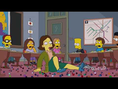 Bart goes to detention room - YouTube