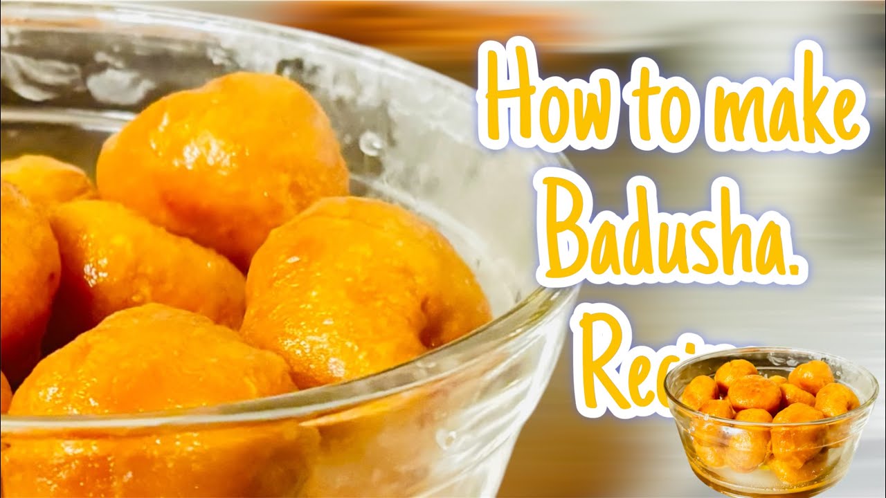 Badusha Recipe in Tamil | Badusha Sweet Recipe in Tamil | How to make ...