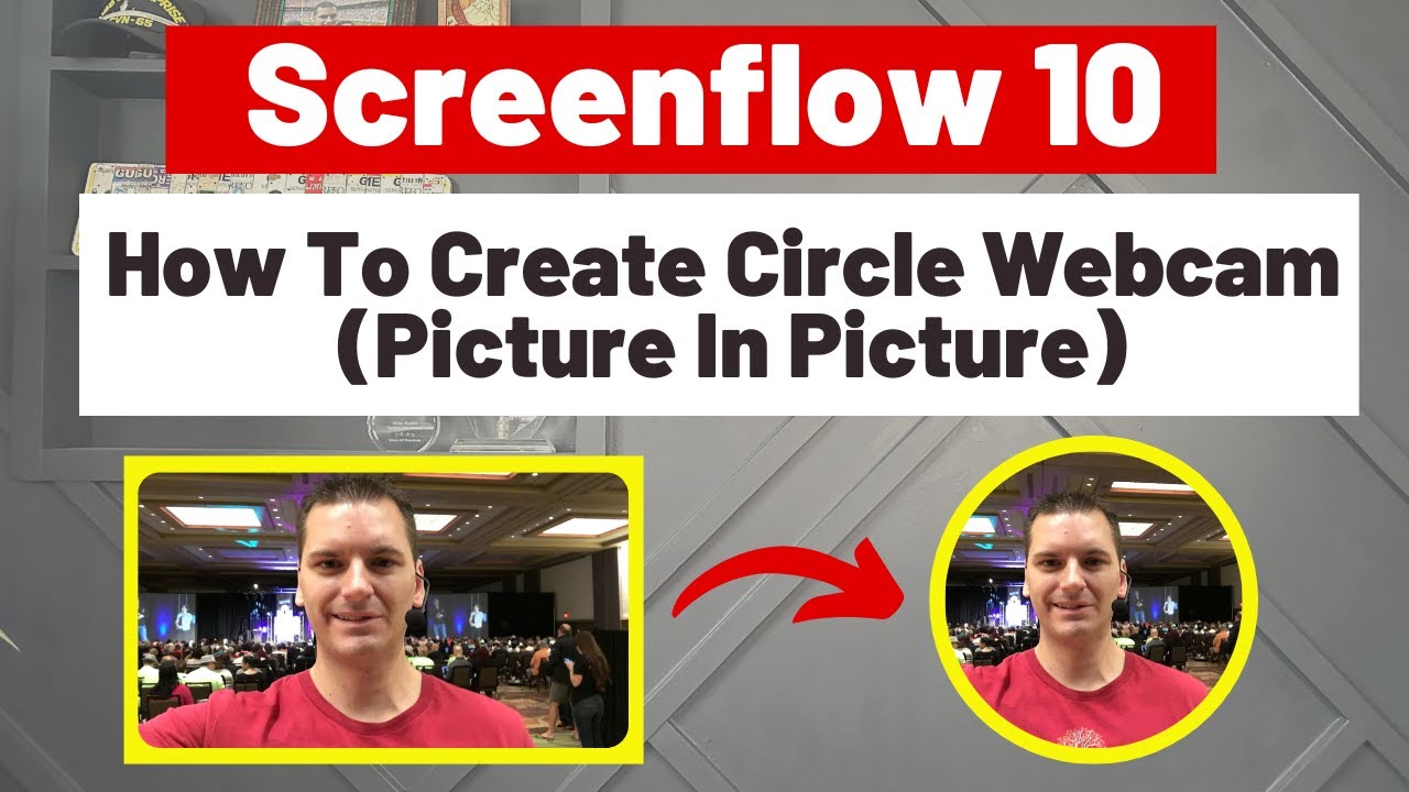 How To Make Your Webcam Face Rounded On Screenflow 10 (Picture In Picture) SIMPLE | Mike Hobbs ...