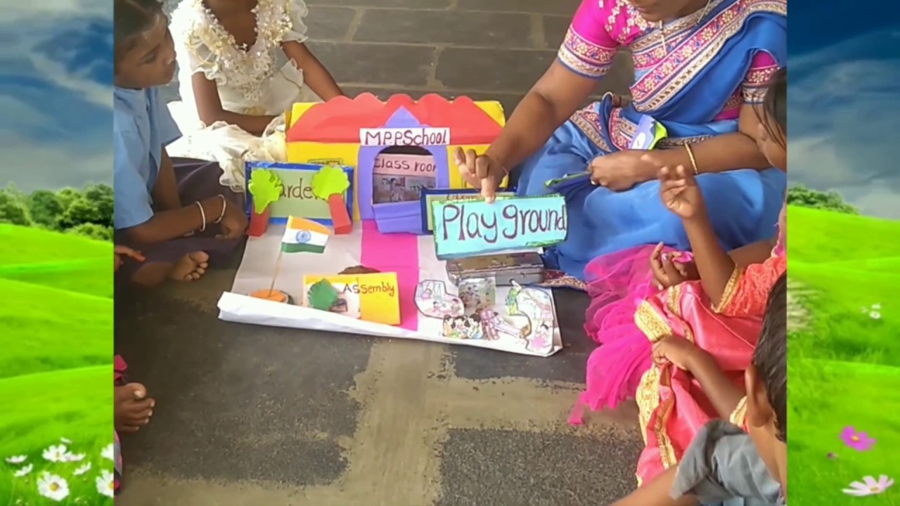 CCE model lesson 1st class unit-2 My school - YouTube