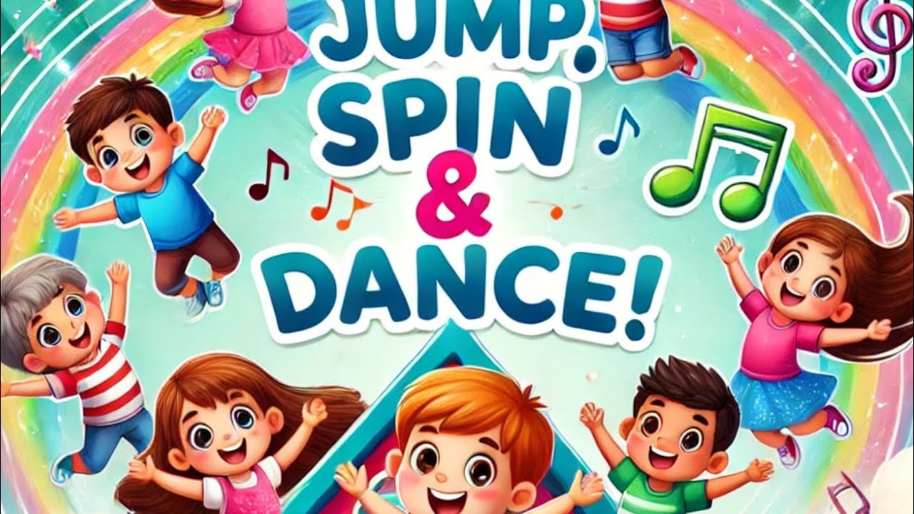 Jump, Spin & Dance! 🎶 | Fun Action Song for Kids - YouTube