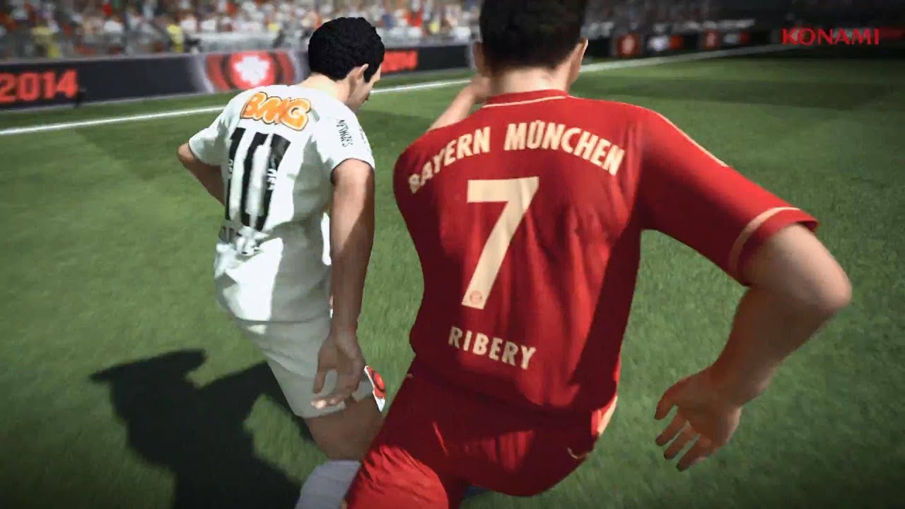 Gameplay pro evolution soccer 2014 - YouTube