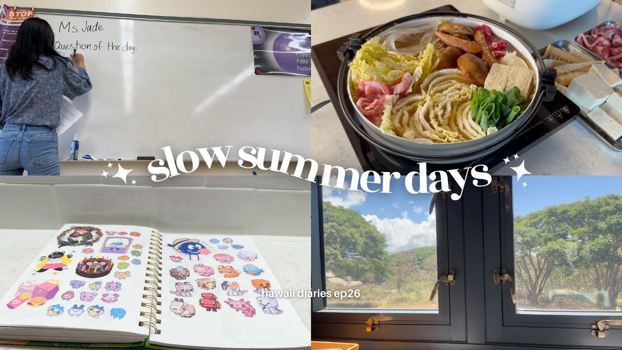 slow summer days: hot pot, sticker haul, cooking, and work | oahu ...
