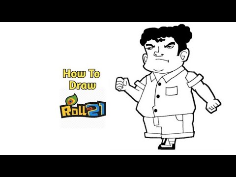 Golu Drawing From Roll No 21 Cartoon | How To Draw Golu From Roll No 21 ...