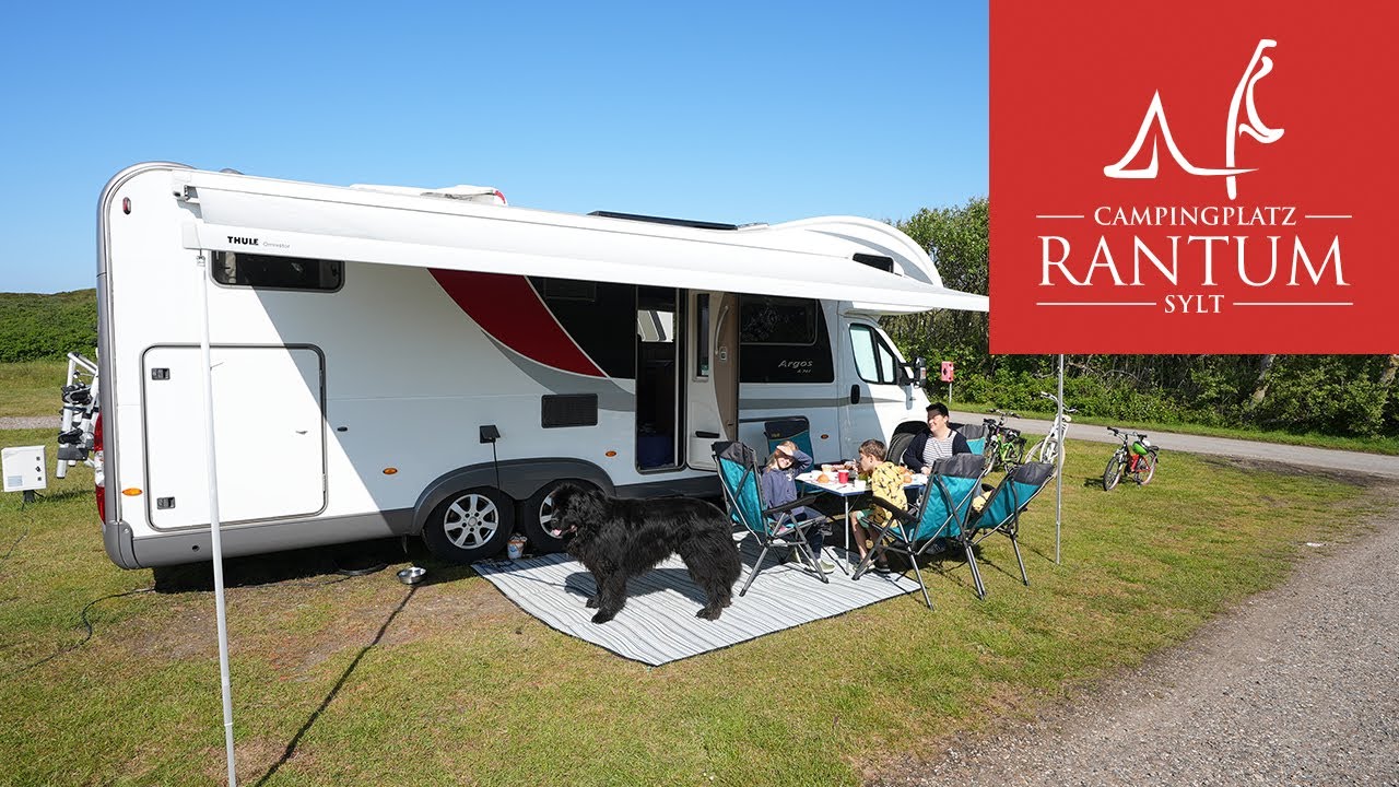 Camping mit dem Wohnmobil auf Sylt - Campingplatz Rantum - YouTube