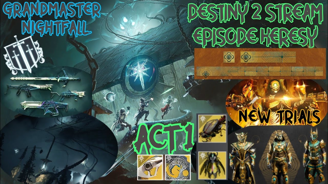 DESTINY 2 STREAM | EPISODE HERESY ACT 1 | TRIALS OF OSIRIS - YouTube
