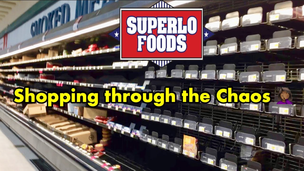 Shopping through the CHAOS| Superlo Foods - YouTube