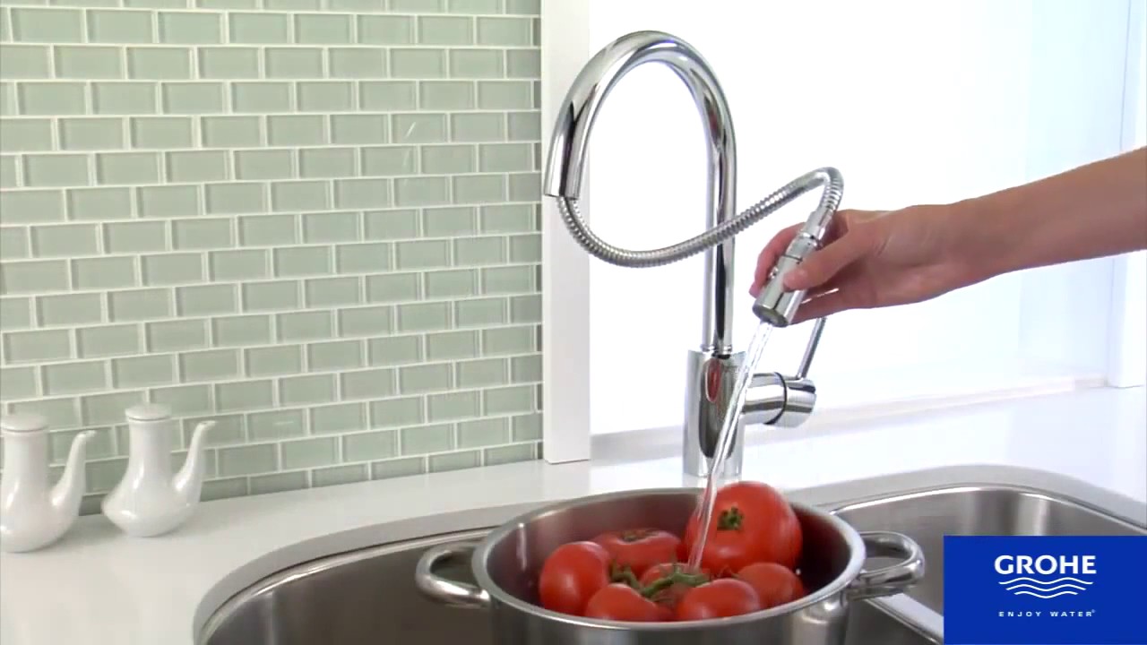 Смеситель Grohe Concetto 32663001 для кухонной мойки - YouTube
