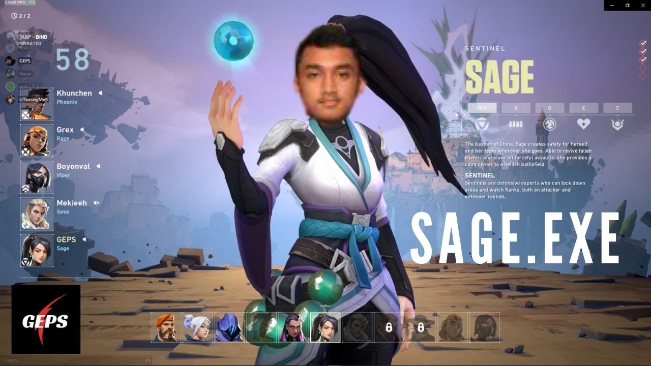 VALORANTS - Highlight Kebodohan Sage.Exe - YouTube