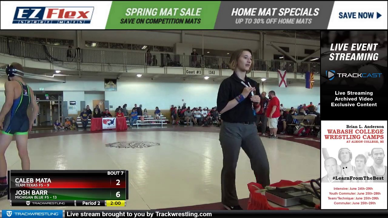 105 Caleb Mata Team Texas FS vs Josh Barr Michigan Blue FS 6919923104 ...