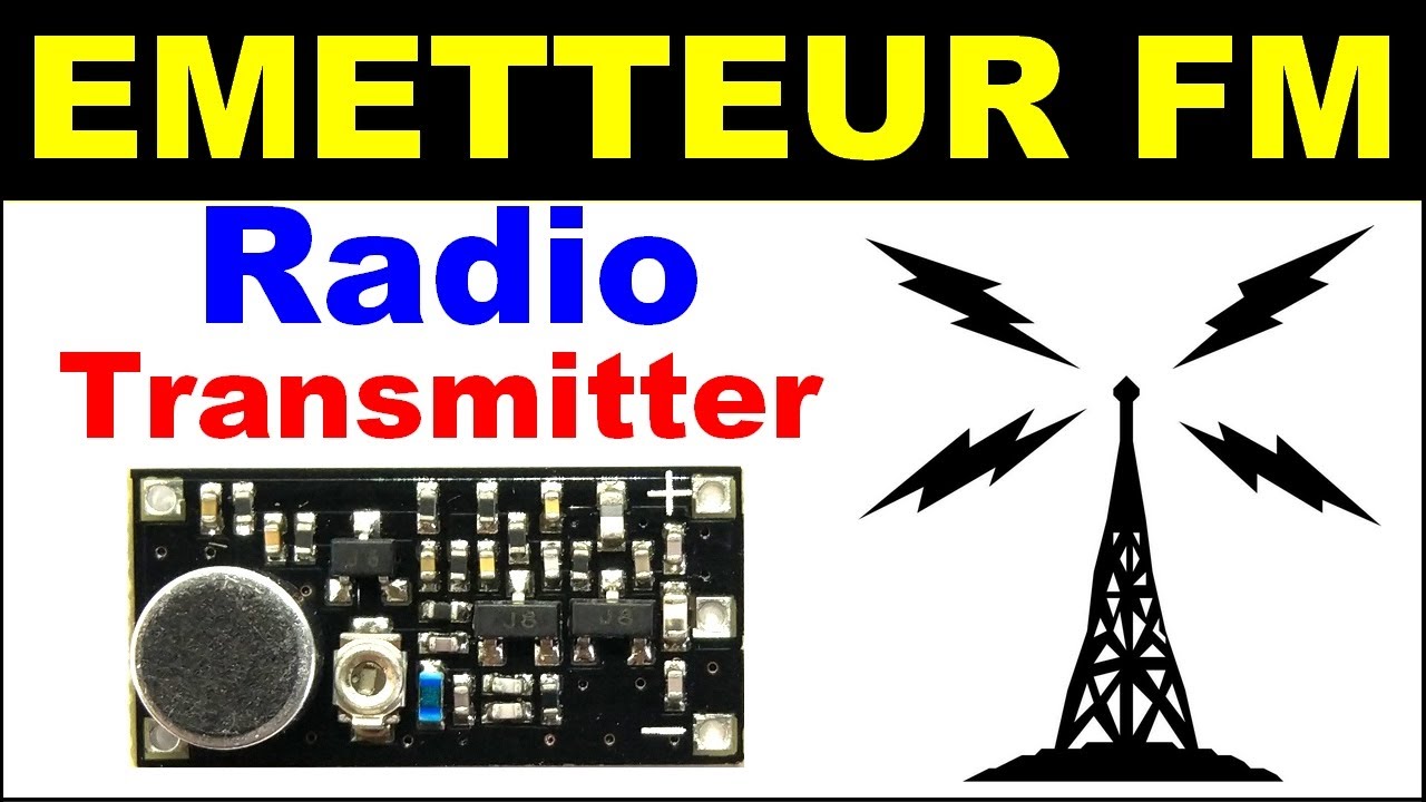Super radio emetteur fm electronique electronic fm transmitter 1km ...